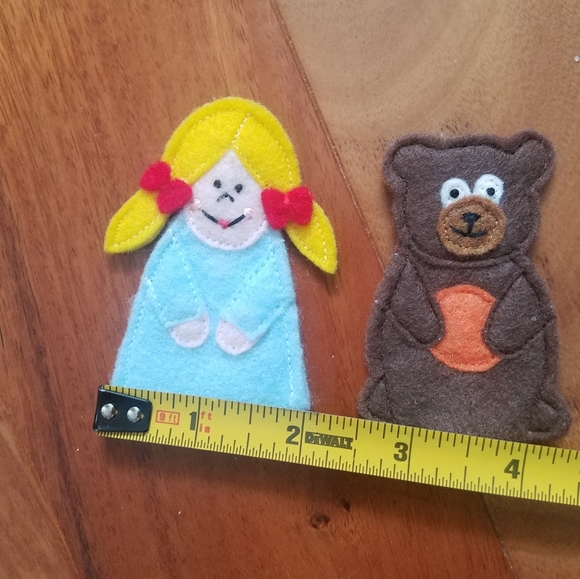 Unknown | Accessories | Montessori Style Felt Finger Puppets Set Kids ...